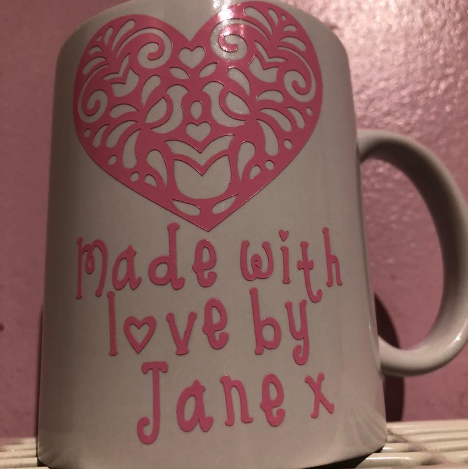 Small cake topper | Made with Love by Jane x